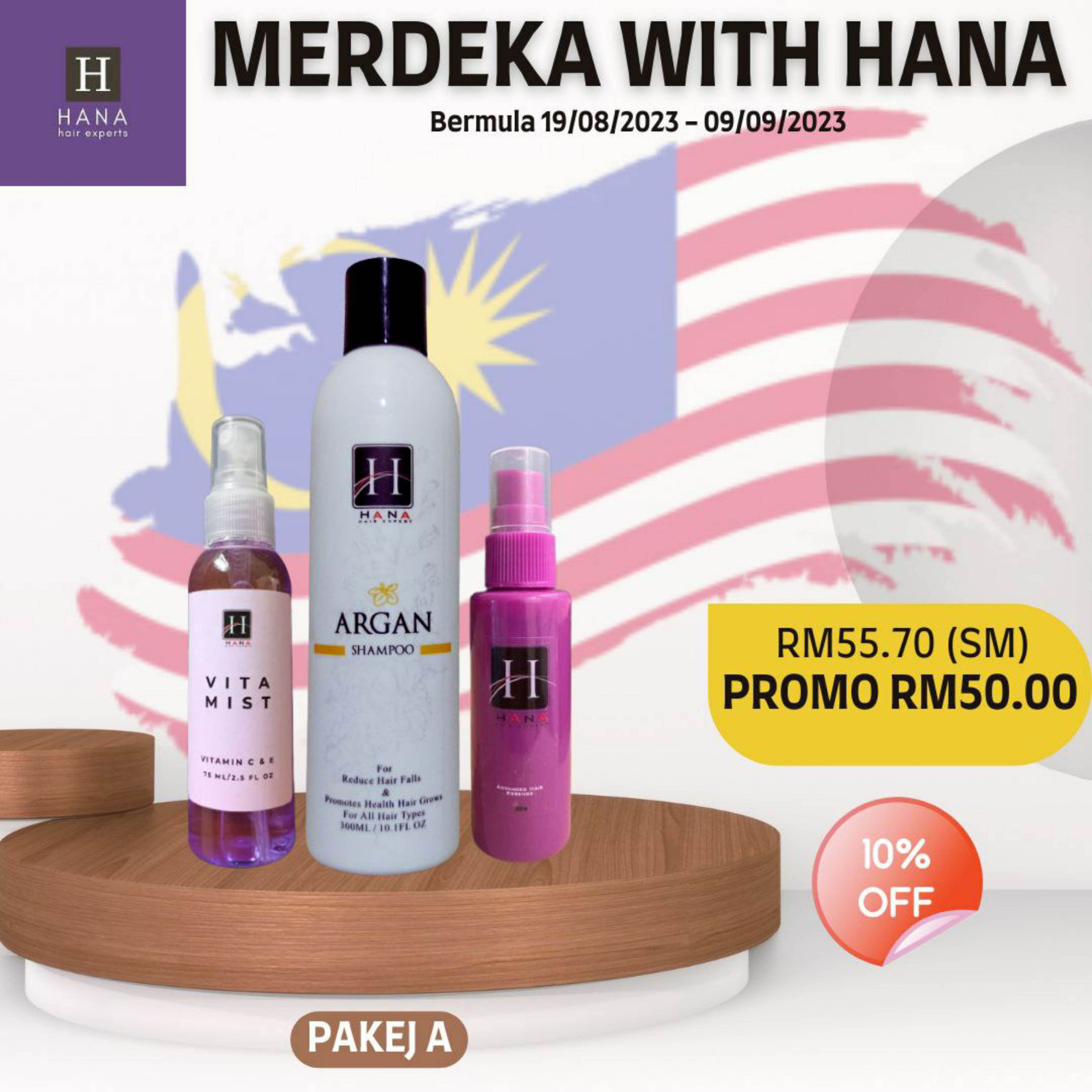 Merdeka Combo Set Hana Hair Expert (A) | Shopee Malaysia