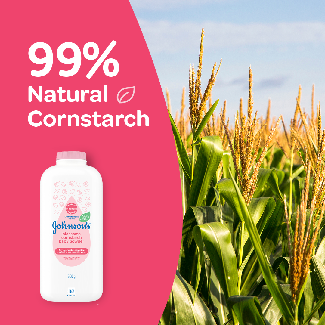 Johnson's Baby Blossoms Cornstarch Powder 500g | Shopee Malaysia