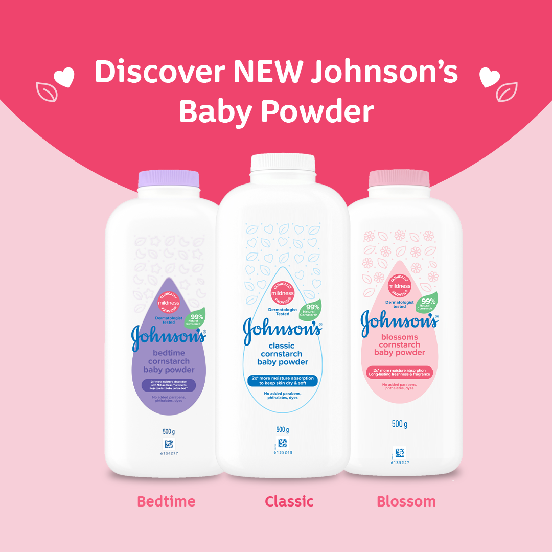 Johnson's Baby Blossoms Cornstarch Powder 500g | Shopee Malaysia