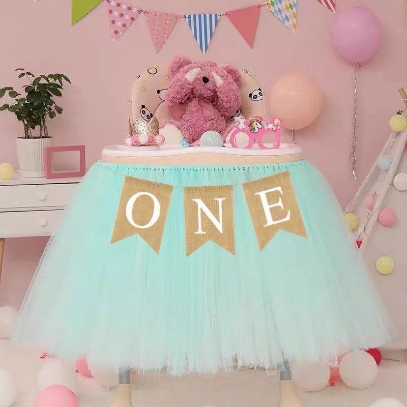⚡️Ready Stock⚡️INS Vintage Linen Jute Burlap Happy Birthday Wall ...