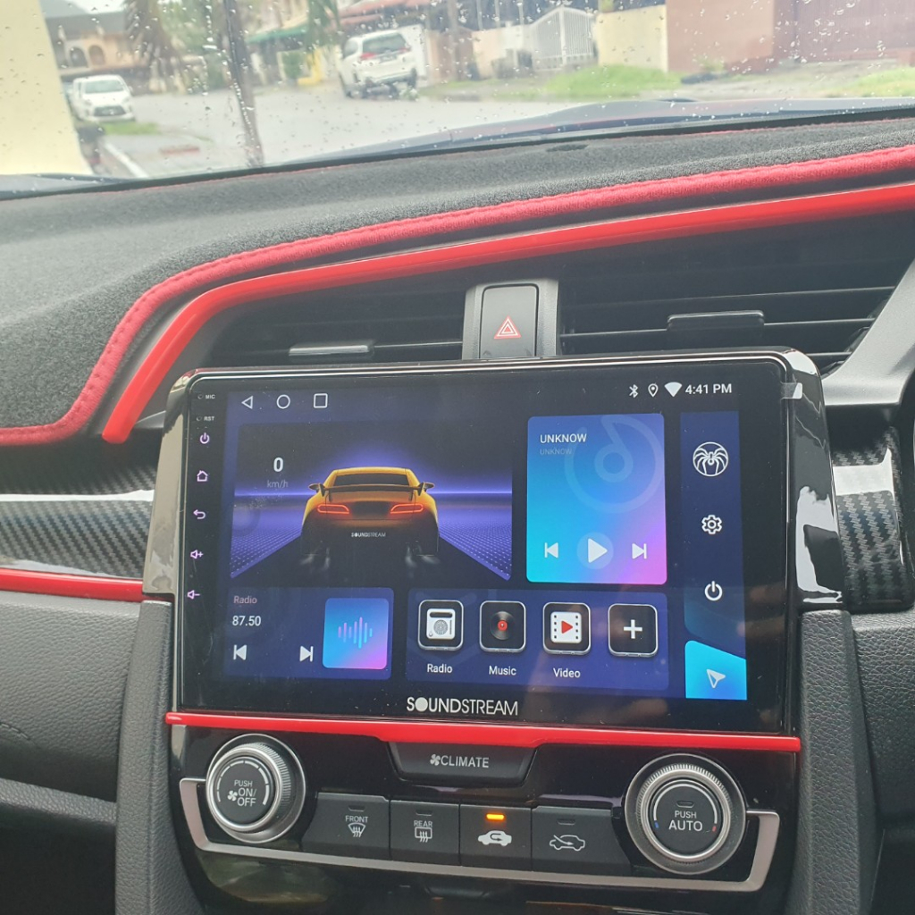 Android Player SOUNDSTREAM CYBER Android 12 Kereta Car Big Screen ...