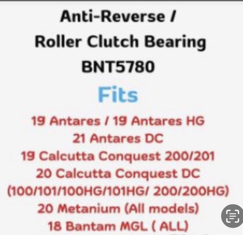 1 way bearing anti reverse bearing for shimano bait cast reel by reel ...