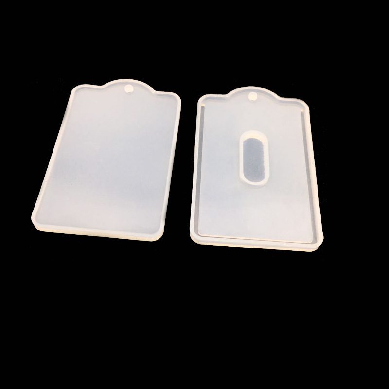 Card Holder Silicone Mold for DIY Epoxy Resin Art Student Name Card ...