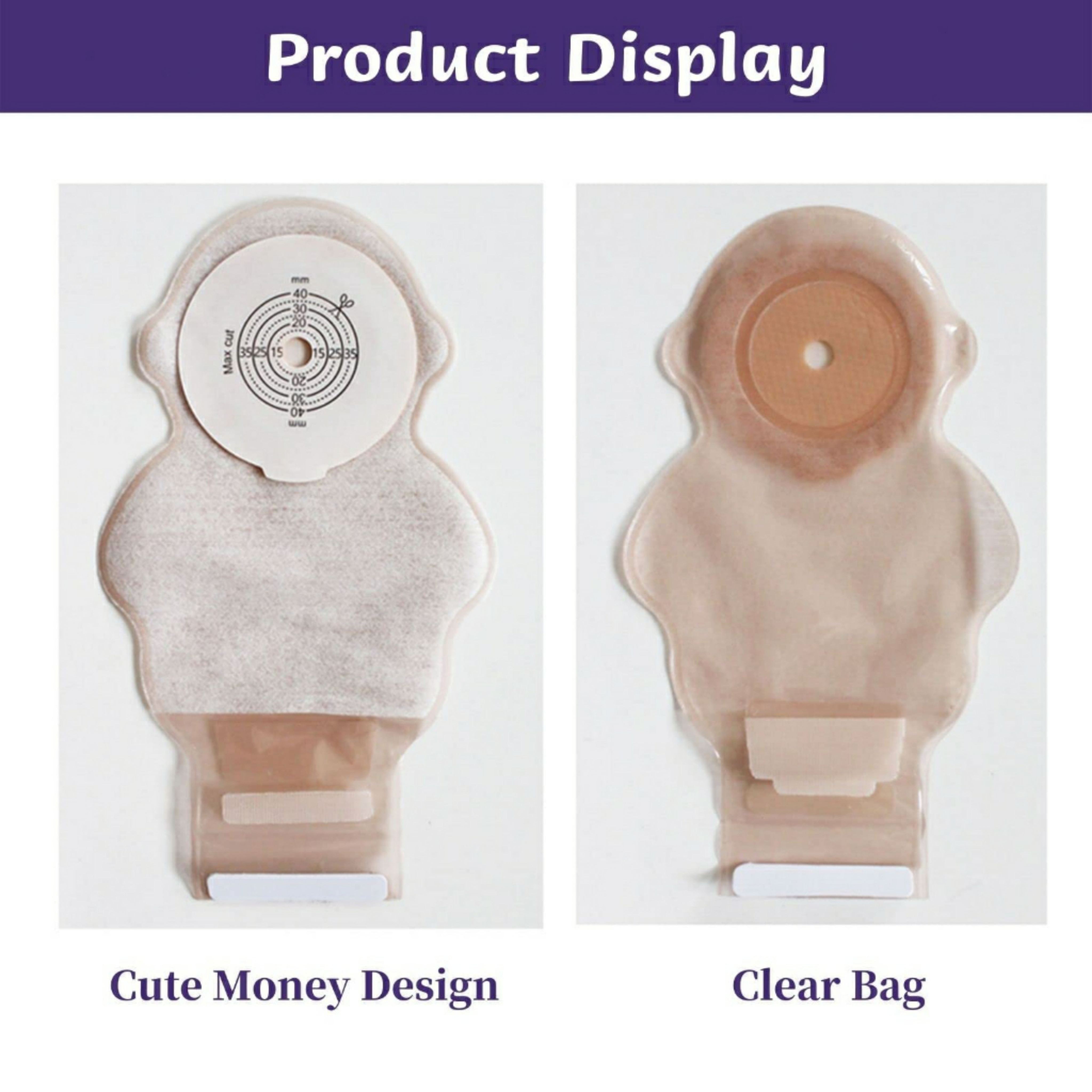 (10 pcs) Steadlive Baby Newborn Kids Pediatric Colostomy Bag Cut range ...