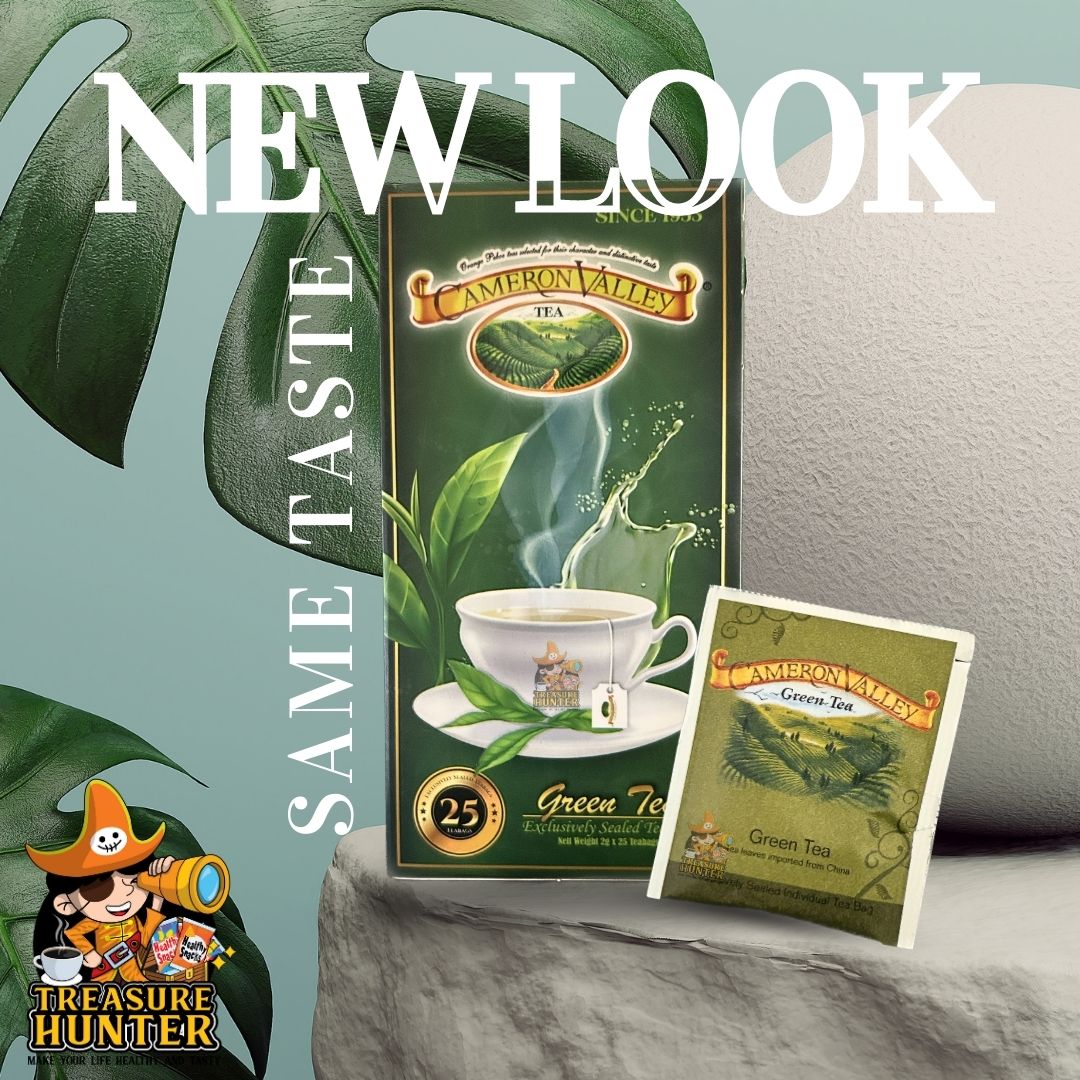 [NEW LOOK] Cameron Valley Green Tea from Cameron Highlands (2g x 25 ...