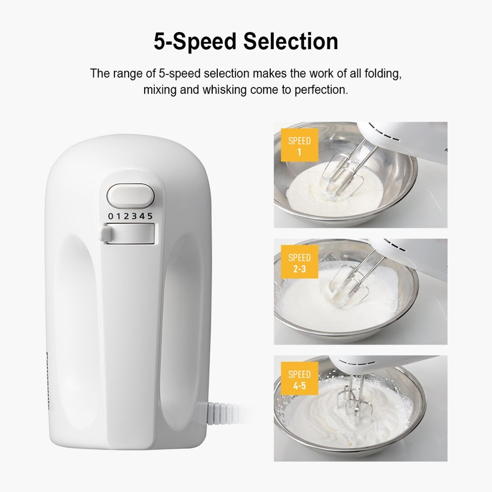 Panasonic 175W Hand Mixer Pengadun Kek Pengadun Tepung Pengadun Roti MK ...