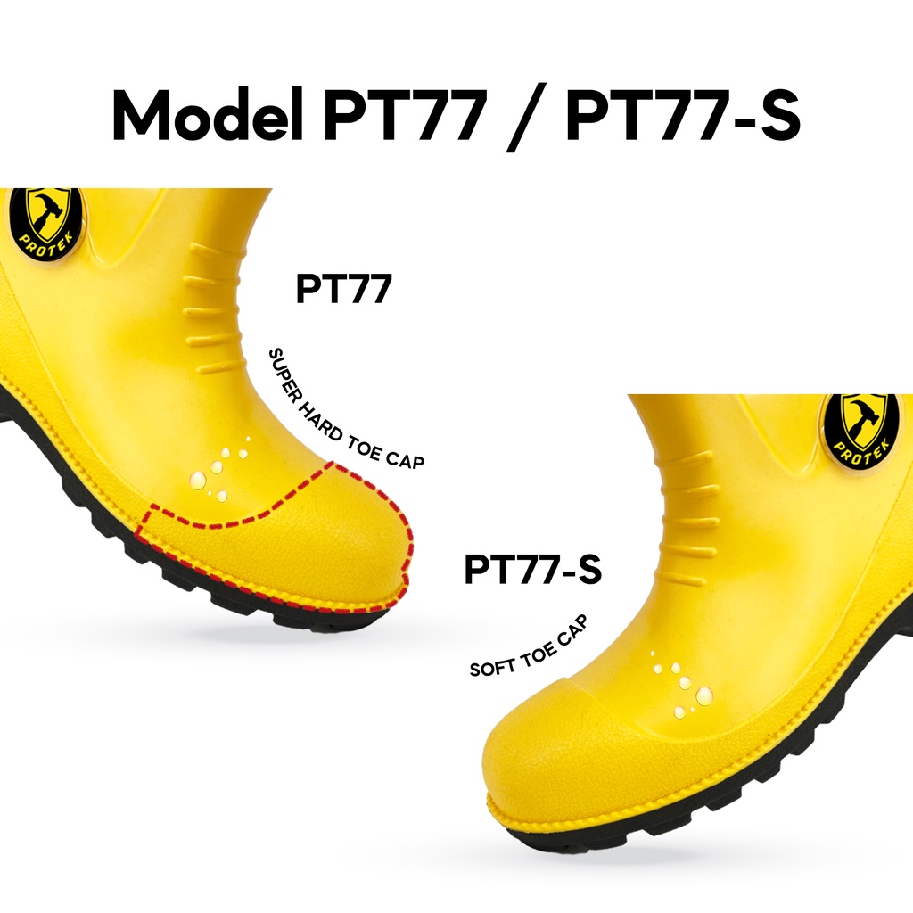 [READY STOCK] Protek / Korakoh Rain Boot Yellow Boot/ Kasut Hujan Kasut ...