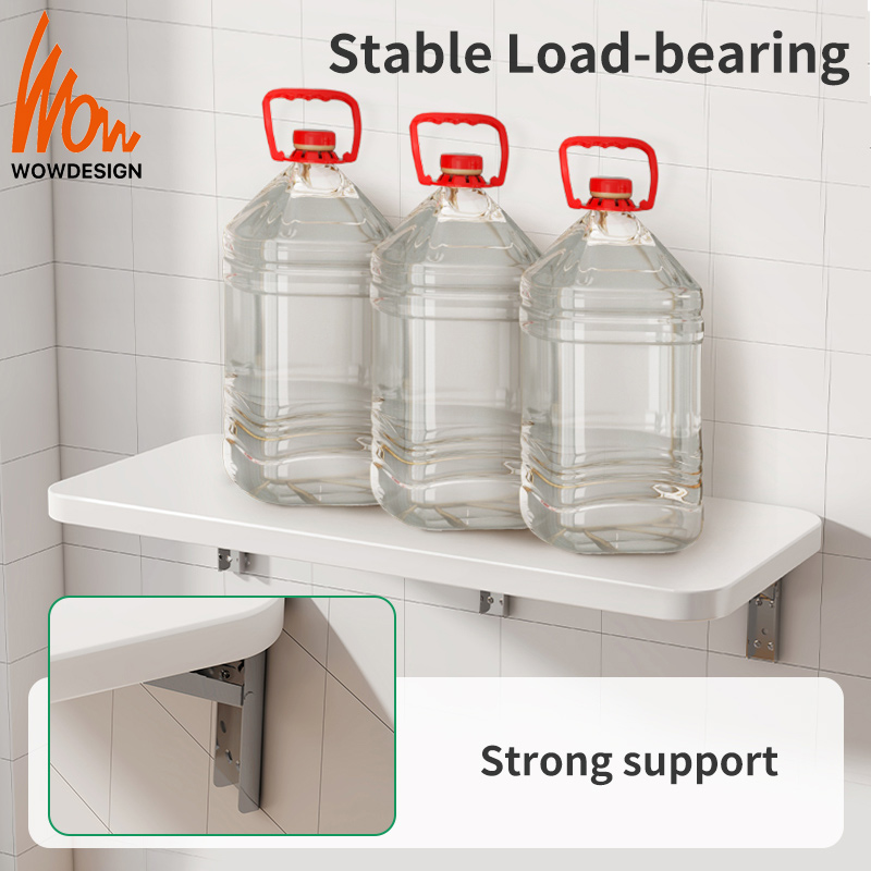 Foldable Table With Bracket Bedside Table Meja Lipat Wall Mounted ...