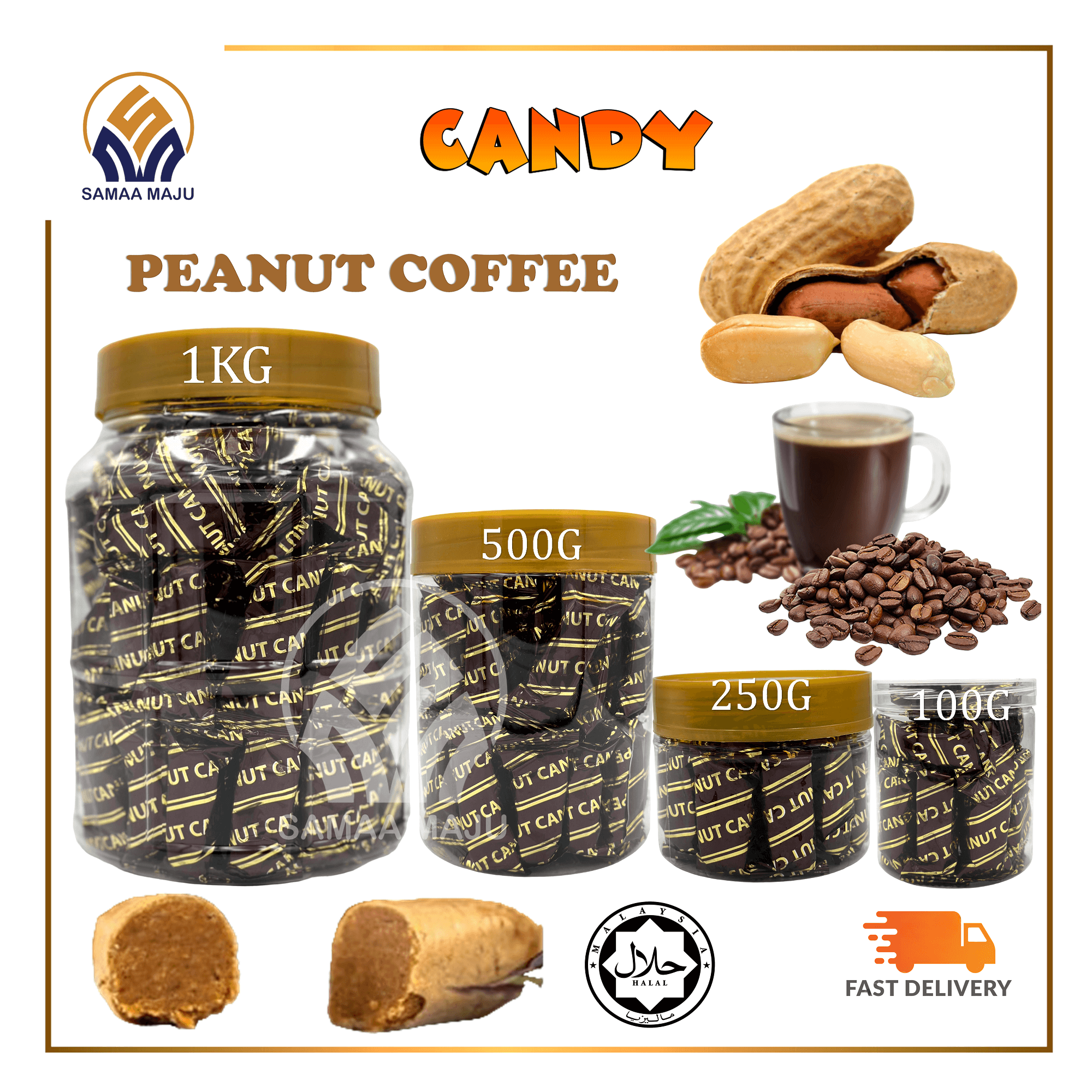 Barley Peanut Candy Kacang Tumbuk PEANUT CANDY (PEANUT BARLEY / PEANUT ...