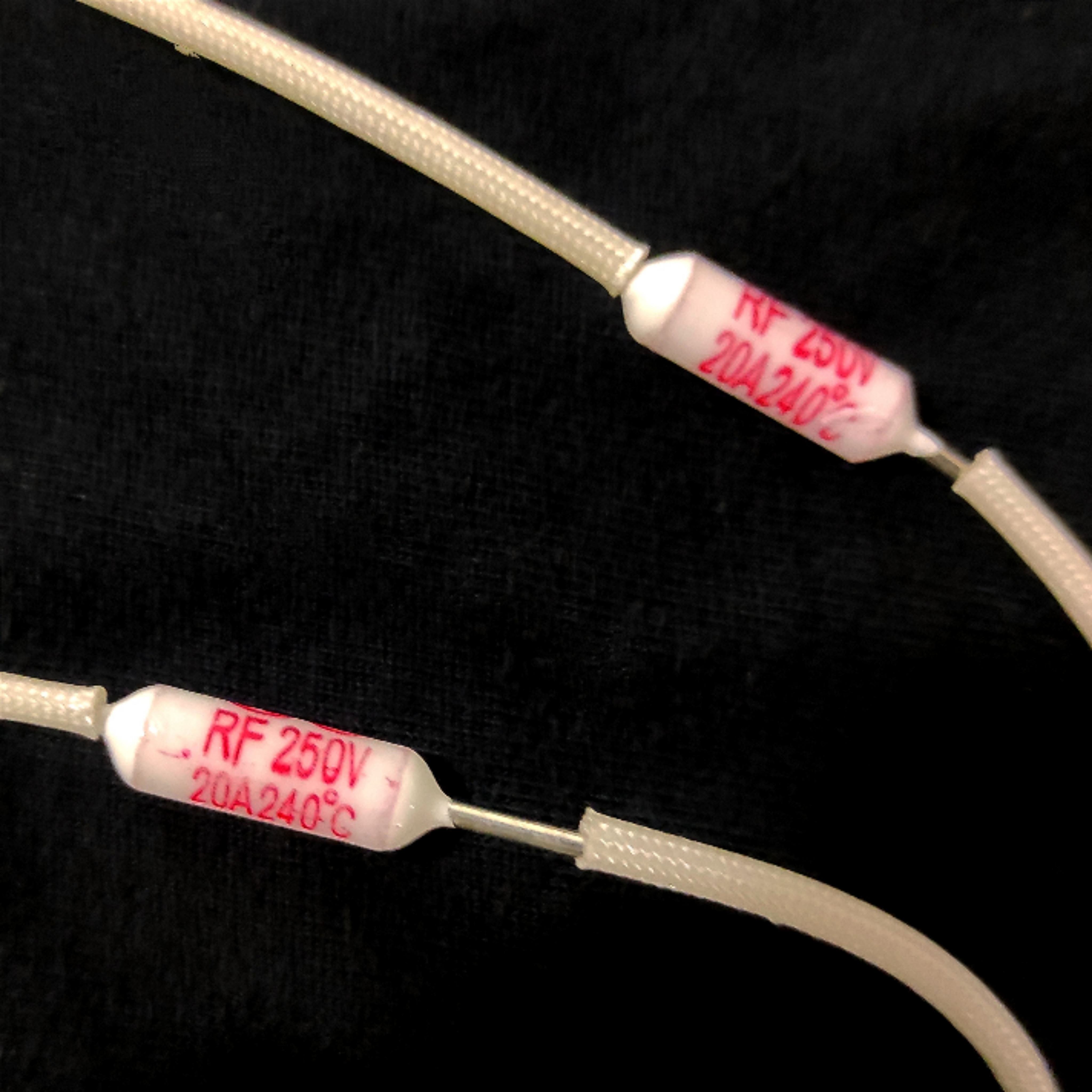 2 Biji 20A 240C 250v Thermal Fuse ceramic Rice Cooker Fuse | Shopee ...