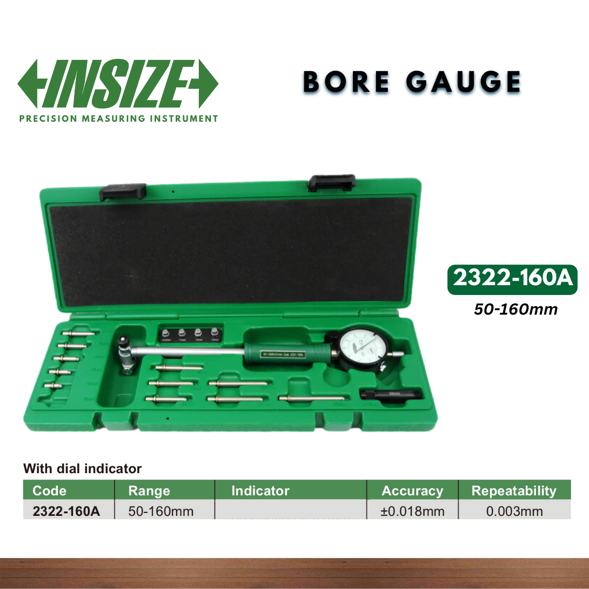 INSIZE Bore Gauges Gage with Dial Indicator / Digital Indicator #2322 ...