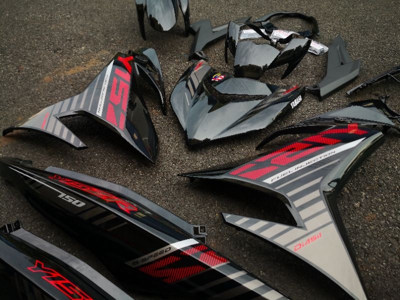 Y15 V1 V2 RS150 V1 V2 RSX LCV2 LCV6 BATMAN COVER SET FREE TAMPAL ...