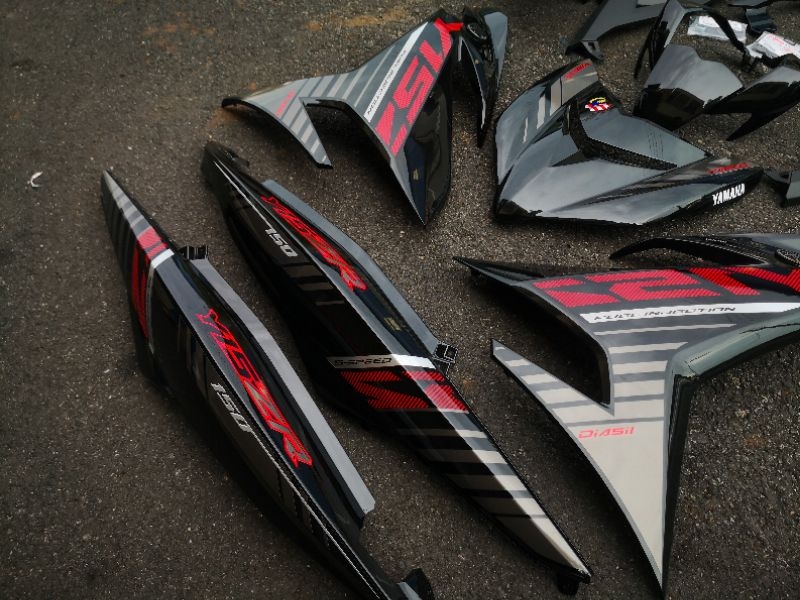 Y15 V1 V2 RS150 V1 V2 RSX LCV2 LCV6 BATMAN COVER SET FREE TAMPAL ...