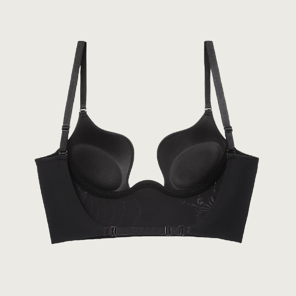 Bubblerie Push Up Lower Back Deep V Women Bra B-00033 | Shopee Malaysia