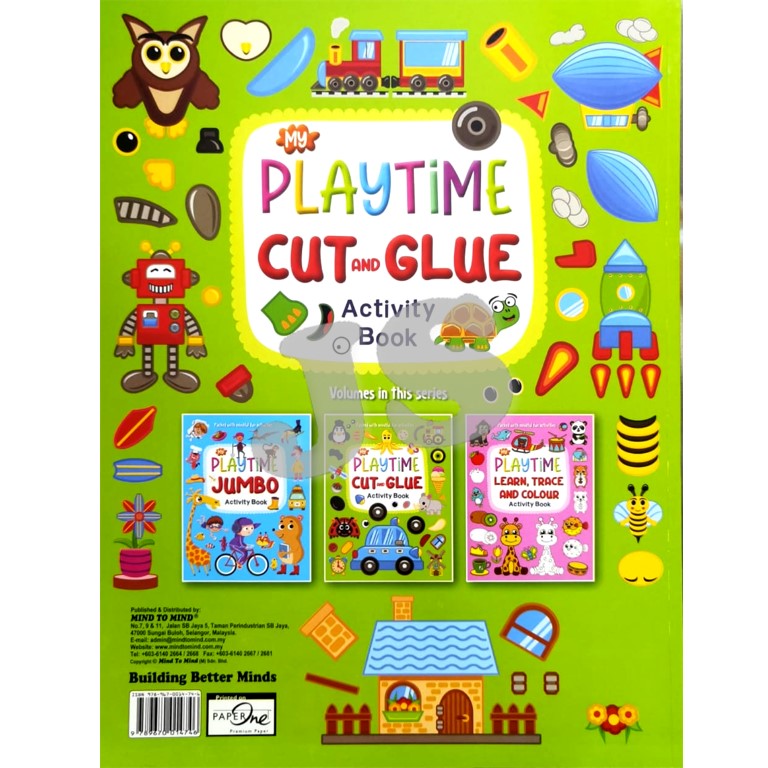 MY PLAYTIME ACTIVITY BOOK PACKED WITH MINFUL FUN ACTIVITIES CUT AND ...
