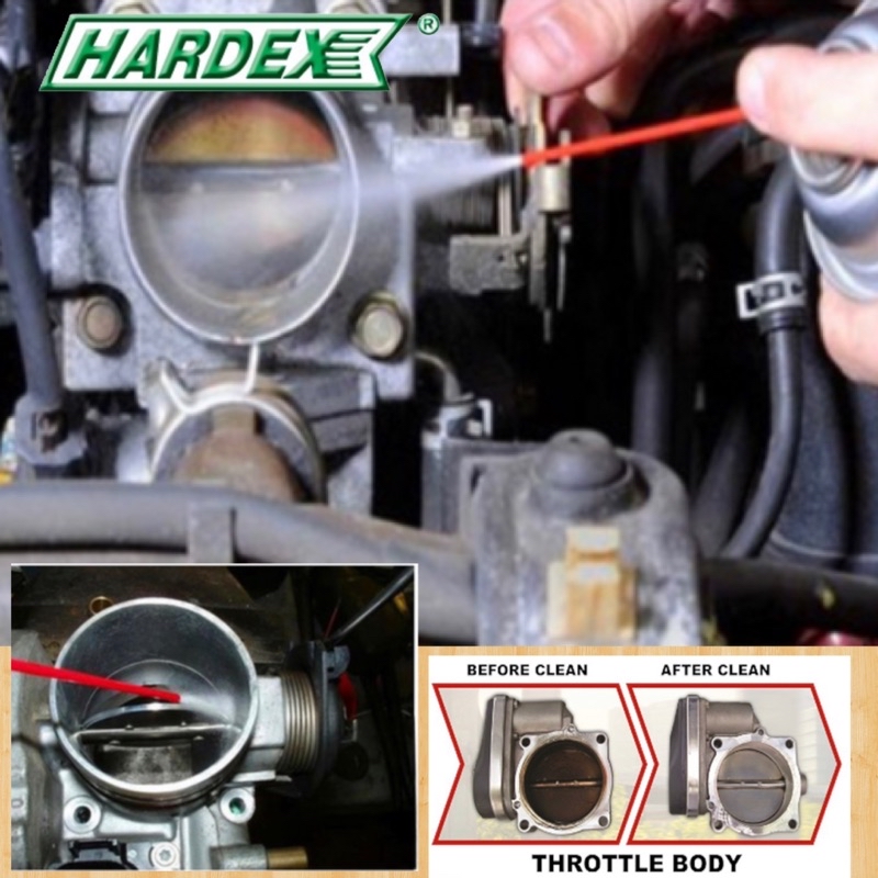 ORIGINAL HARDEX THROTTLE BODY & MASS AIR FLOW CLEANER HD-901(400ml ...