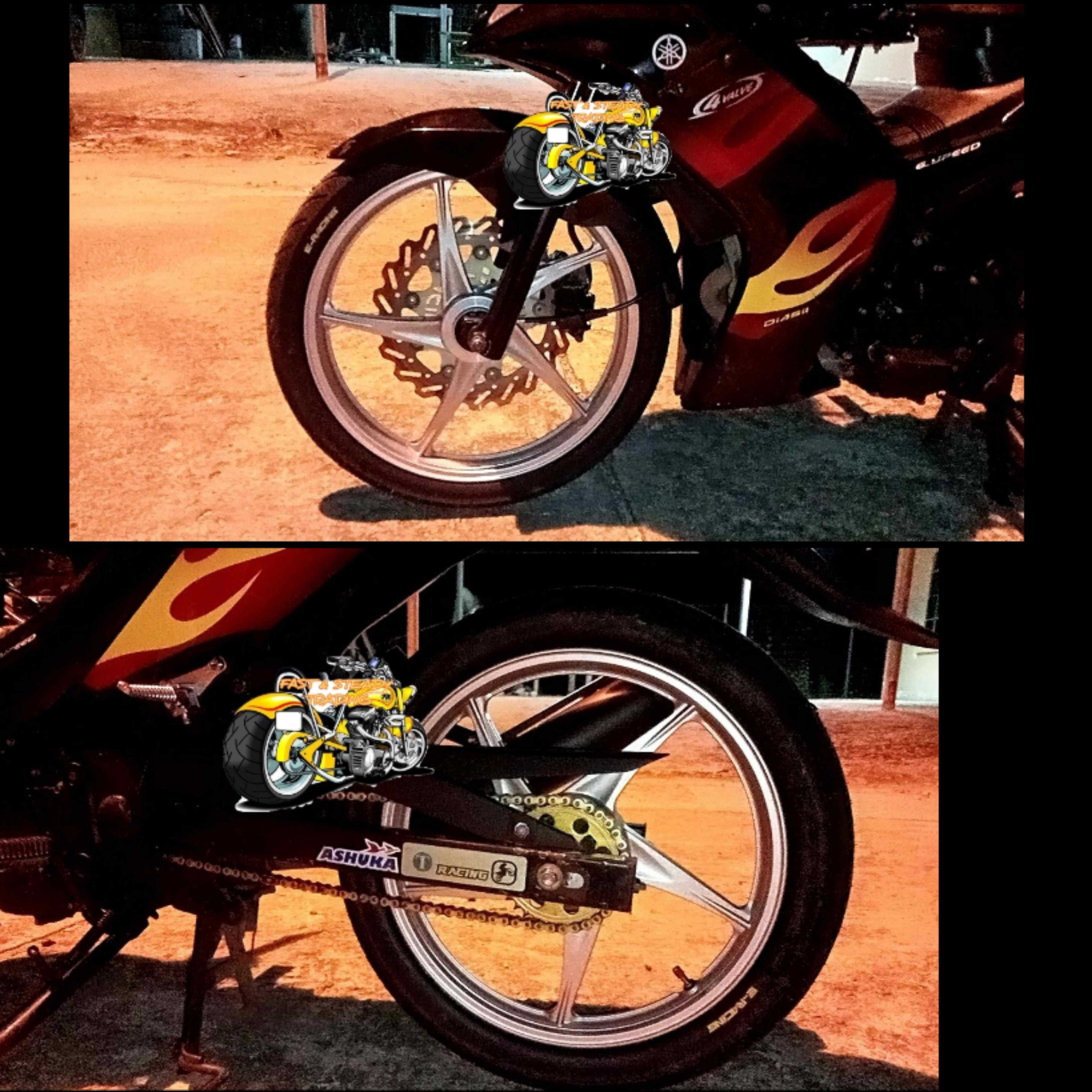 ENKEl SPORT RIM LAGENDA 5L LIMITED SPECIAL CUTTING 5 BATANG Y15ZR/Y16ZR ...