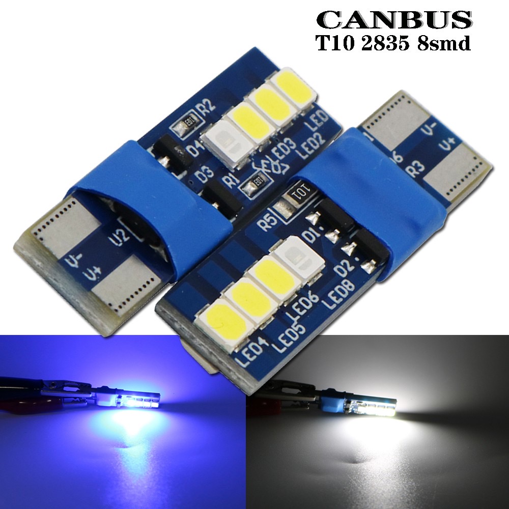 1pcs T10/w5w Wedge car led width lamp trunk cargo area lights door ...