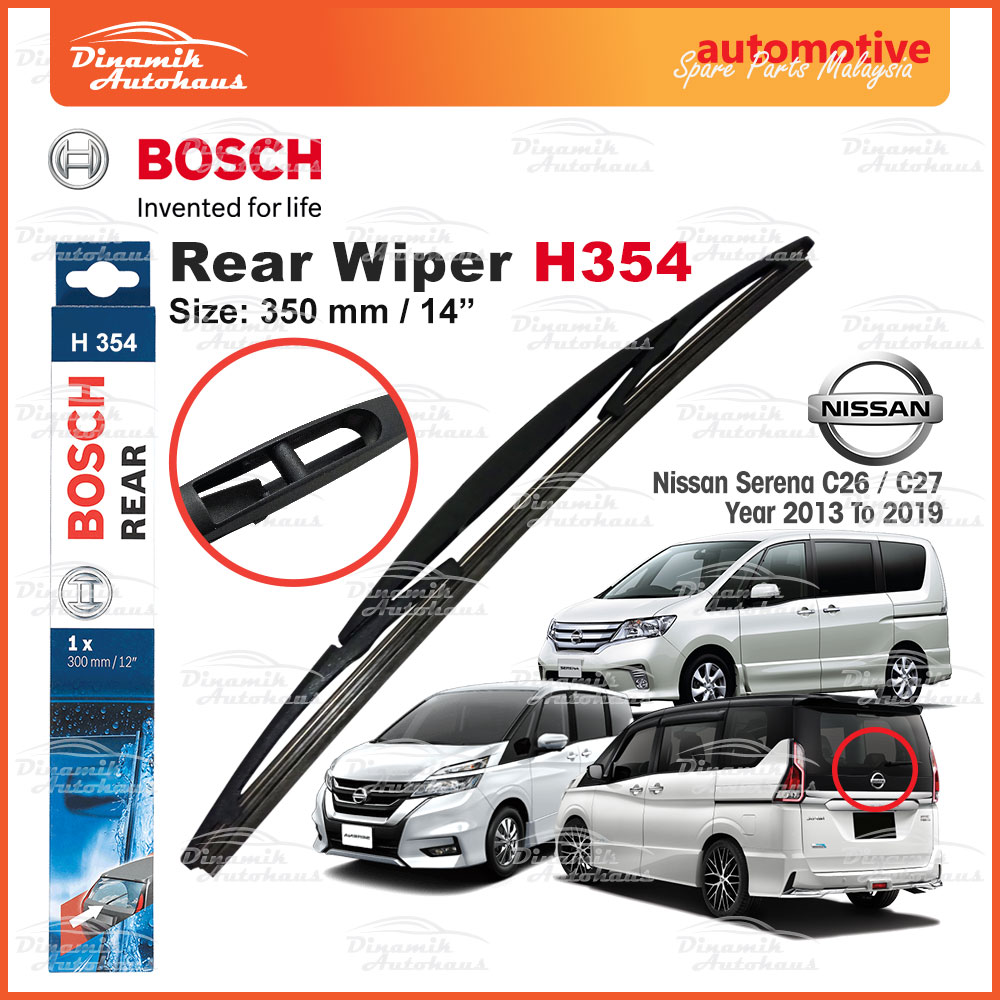 Nissan Serena C26 C27 Year 2013 To Present Car Rear Windscreen Wiper ...