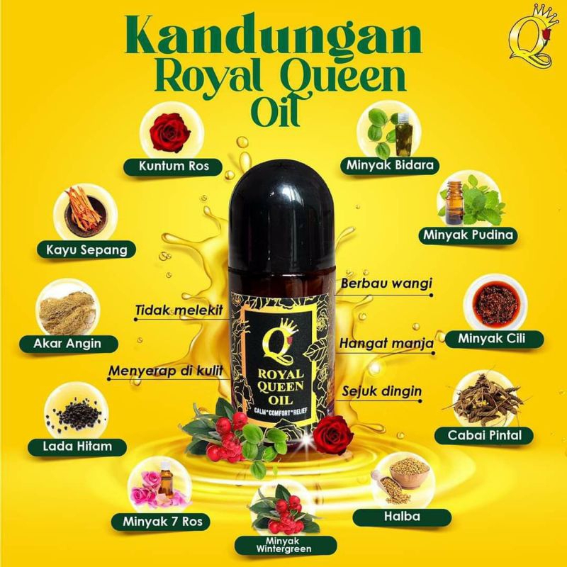 Royal Queen Oil ( Minyak Medu / Gastrik ) 15ML , 50ML | Shopee Malaysia