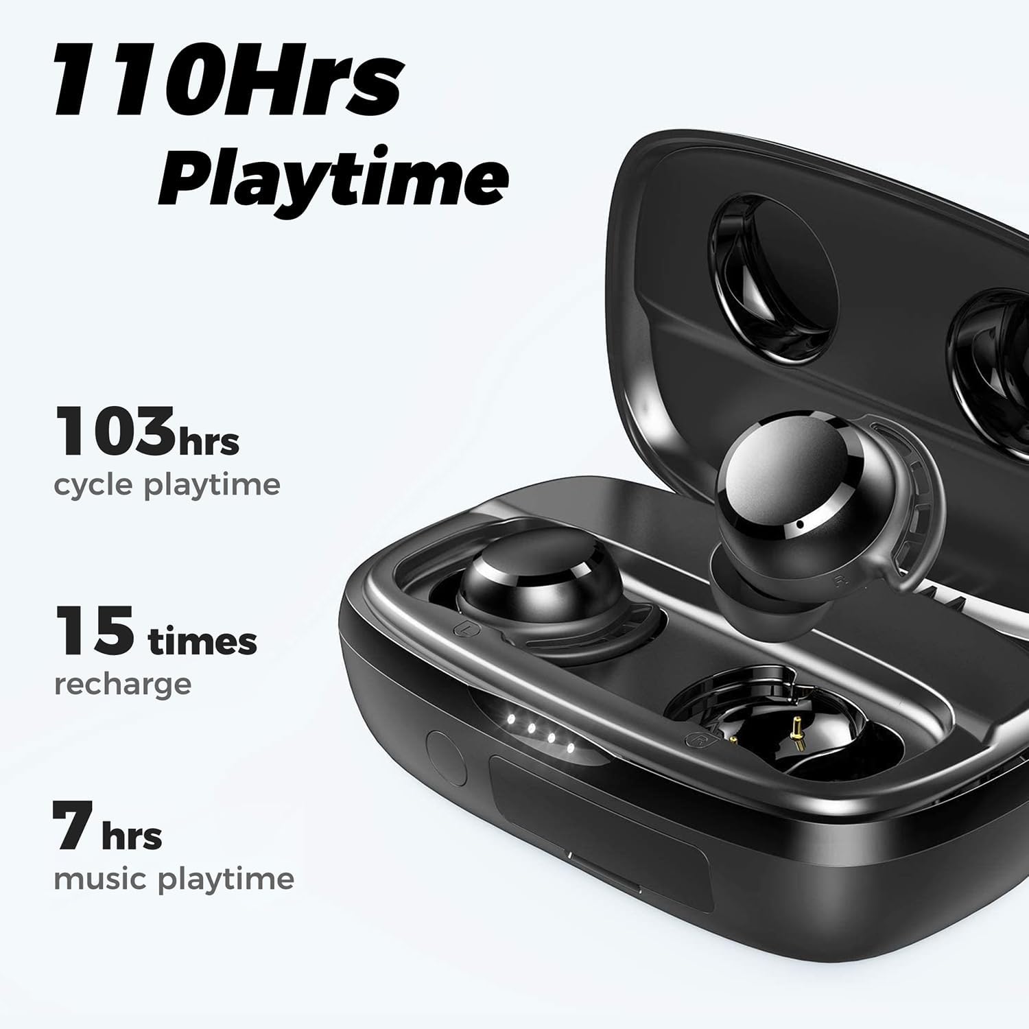 Tribit Flybuds 3 Low Latency Earbuds Wireless Bluetooth 5.3 TWS, Big ...
