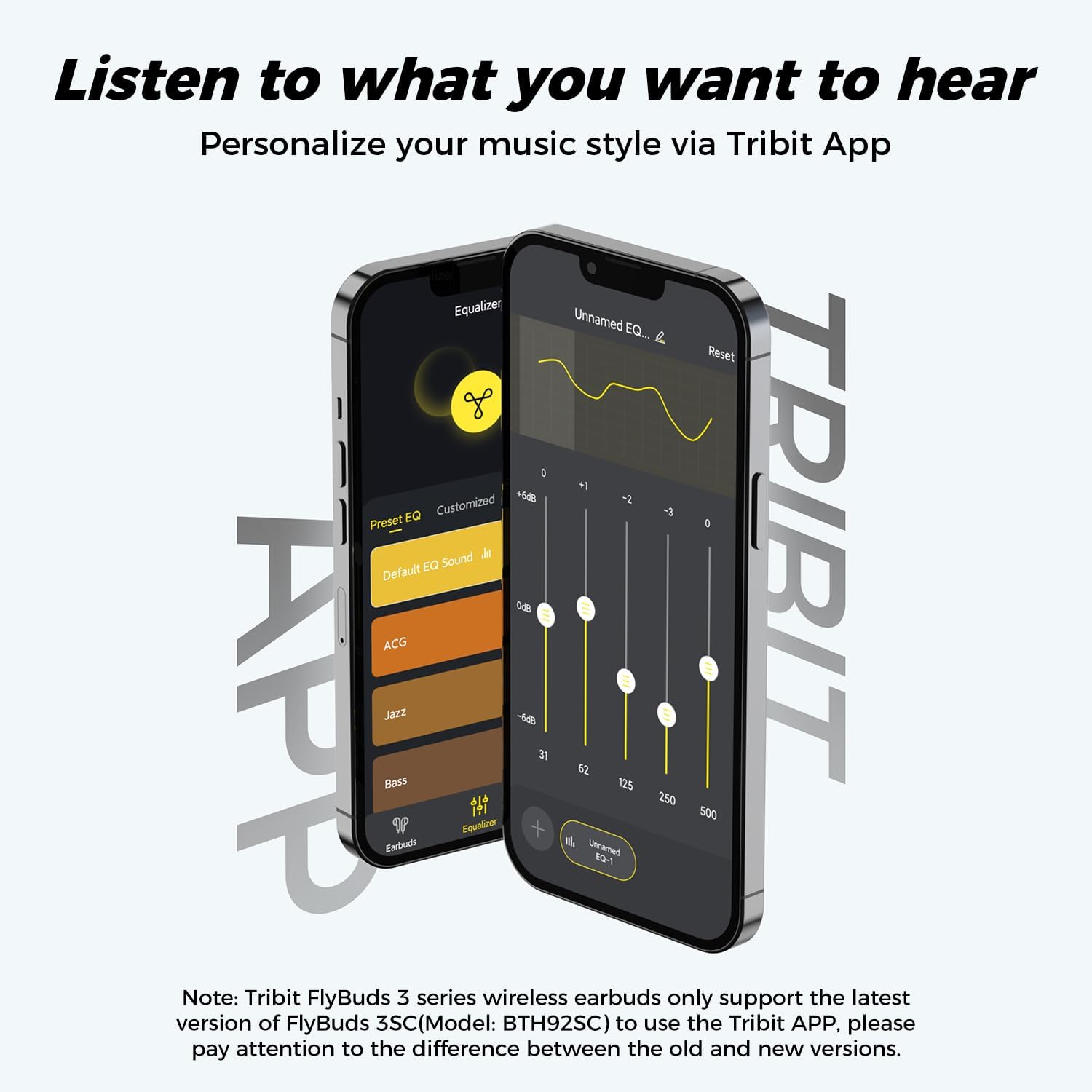 Tribit Flybuds 3 Low Latency Earbuds Wireless Bluetooth 5.3 TWS, Big ...
