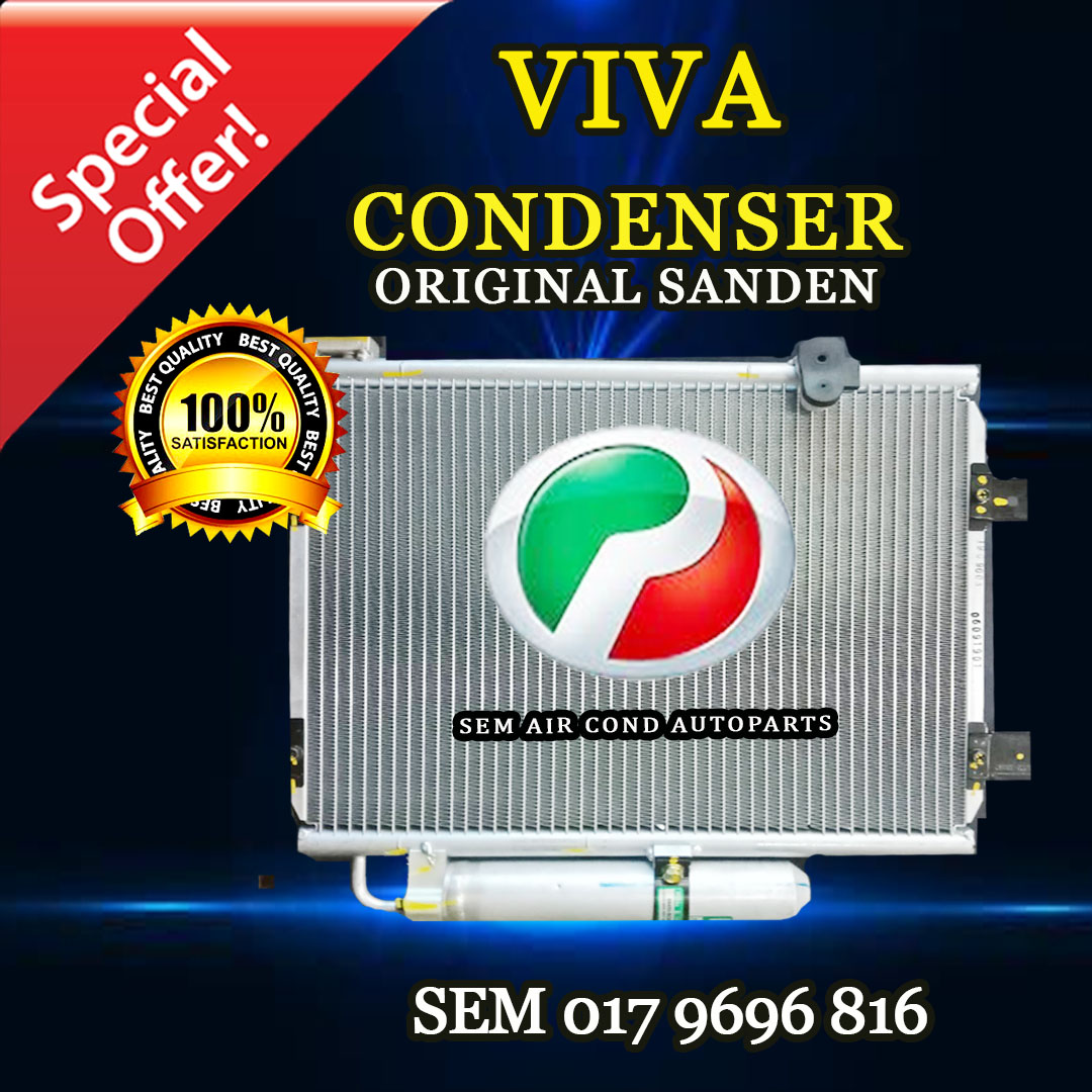 PERODUA VIVA ORIGINAL SANDEN CONDENSER (CAR AIRCOND SYSTEM) | Shopee ...