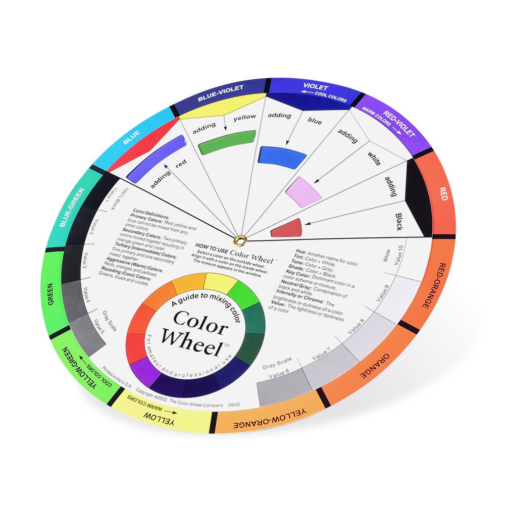 Palette Color Wheel 14/23 cm, Carta Warna | Shopee Malaysia