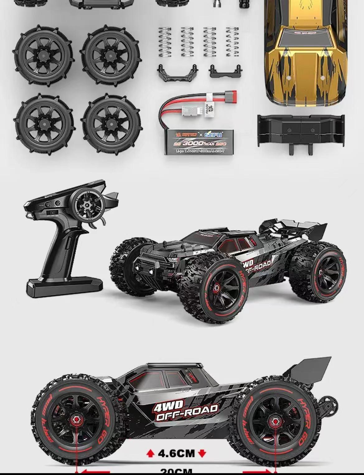 NEW2024 MJX 1/14 Hyper Go 14210 14209 V2.0 Remote Control Splash-Waterproof High-Speed Brushless ...