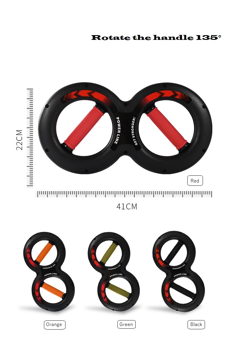 3H 8 Shape Hand Grip Exercise Hand Gripper for Training Forearm Grip ...