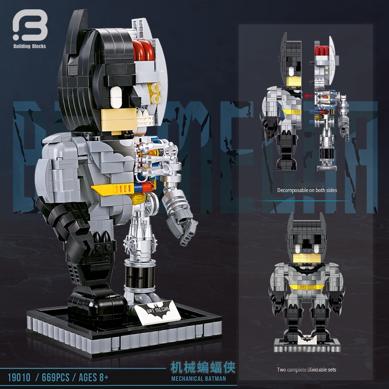 ZYS B 19010 Super Heroes Mechanical Batman Building Block | 669 PCS ...