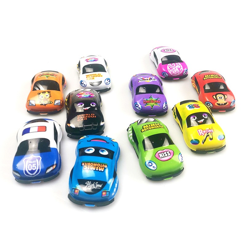Mini Car Model Cartoon Design Children's Pull Back Car Toy Creative ...