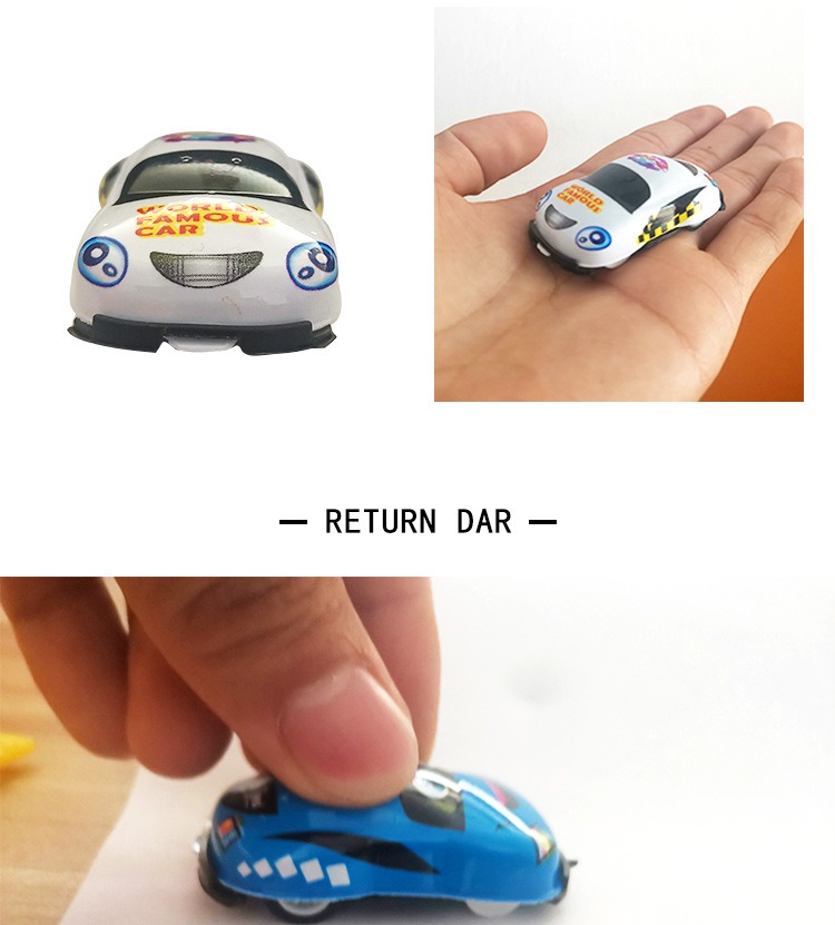 Mini Car Model Cartoon Design Children's Pull Back Car Toy Creative ...