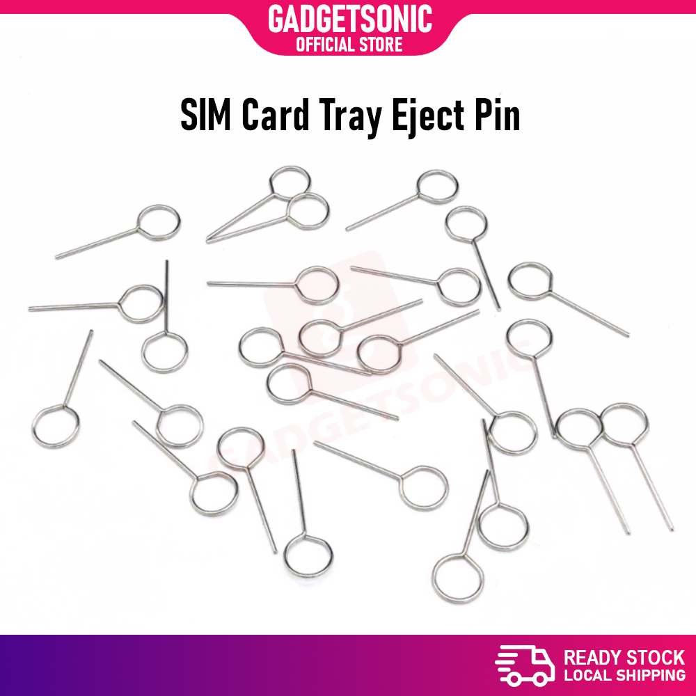 Gadgetsonic SIM Card Tray Eject Pin Removal Tool Ejector Needle Opener ...