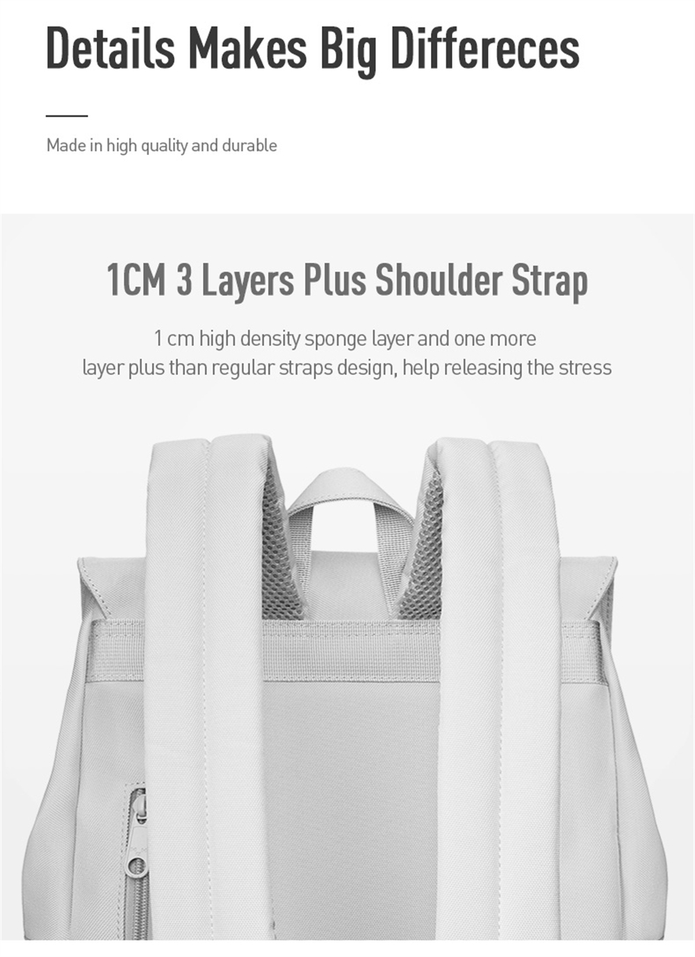 MAH Siro Waterproof Backpack Beg Laptop Compartment with Zip (14/15.6 ...