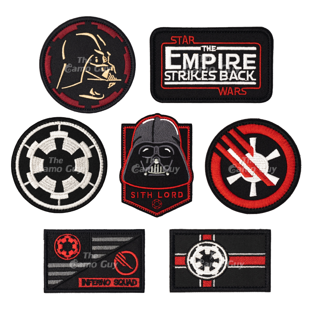 Empire Strikes Back Inferno Squad Sith Lord Darth Vader Embroidery ...