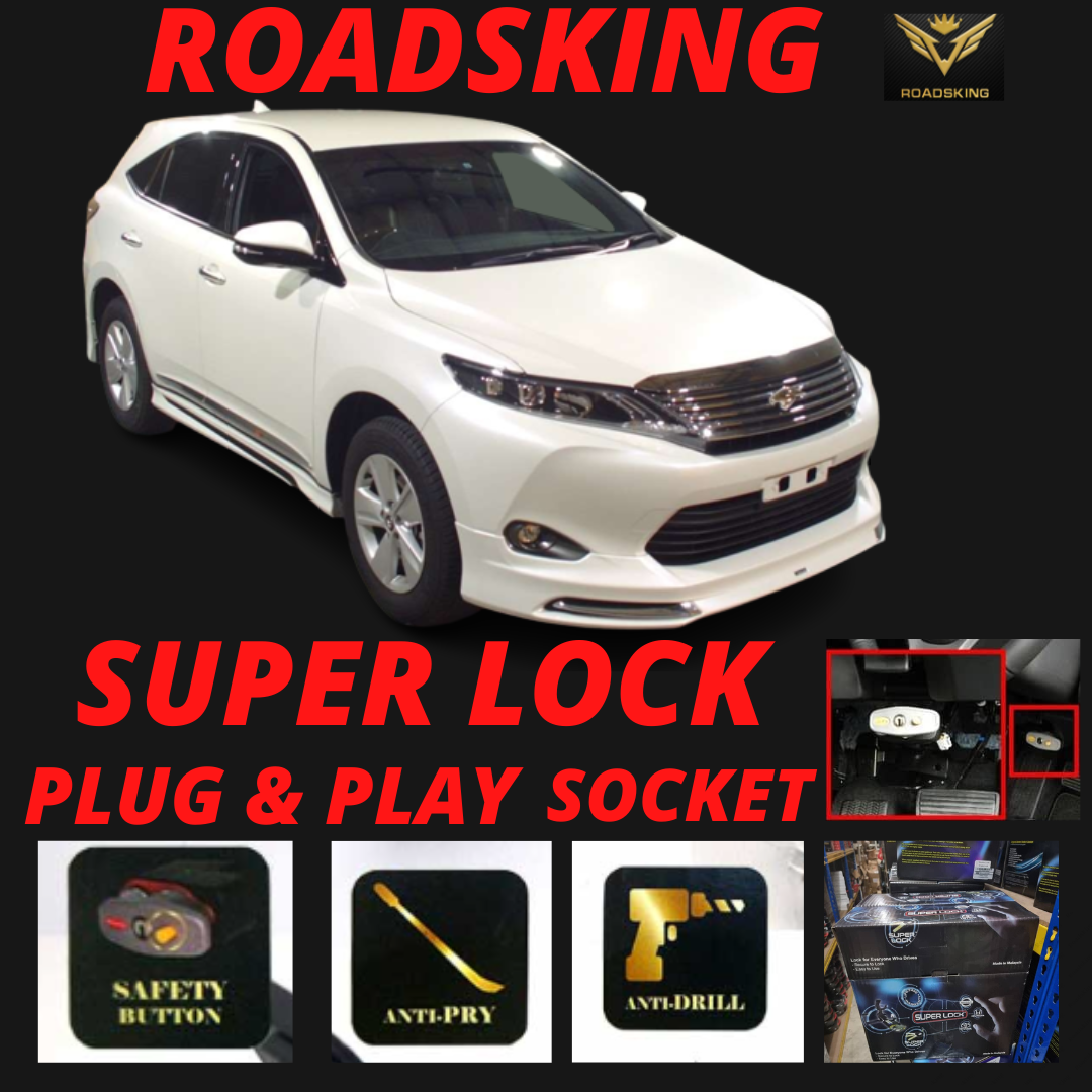 TOYOTA HARRIER 2013-2019 XU60 SUPER DOUBLE KEY PEDAL LOCK CAR BRAKE ...