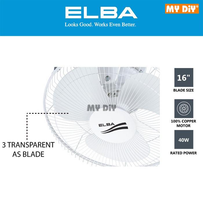 ELBA 16" AUTO FAN / 16" REMOTE CONTROL WALL FAN / 16" STAND FAN / 16 ...