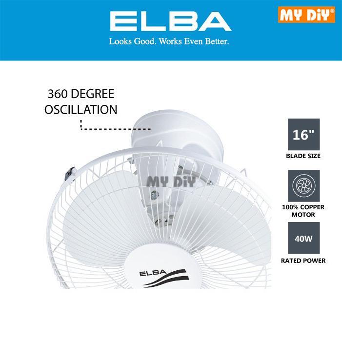 ELBA 16" AUTO FAN / 16" REMOTE CONTROL WALL FAN / 16" STAND FAN / 16 ...
