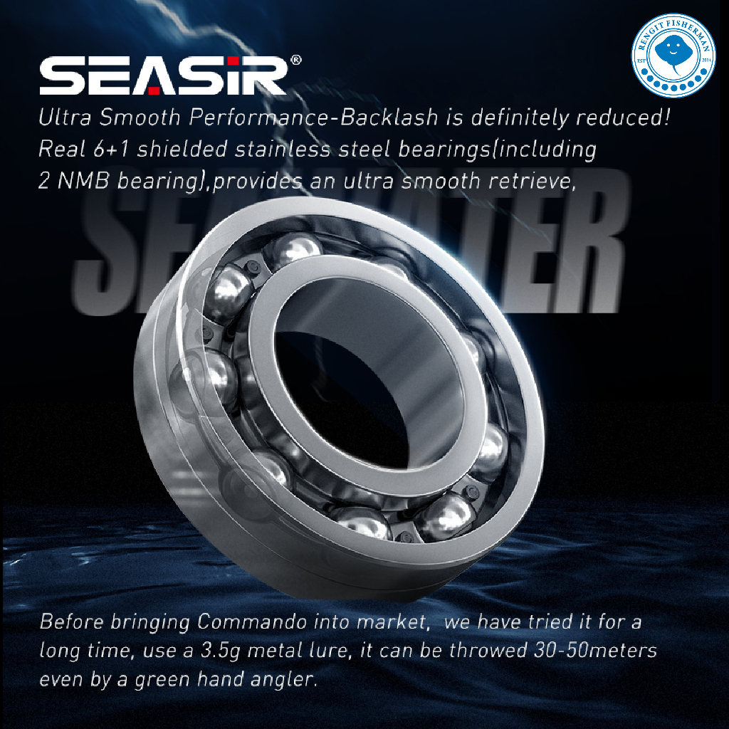 SEASIR Commando Bfs Double Spool - Rengitfisherman | Shopee Malaysia
