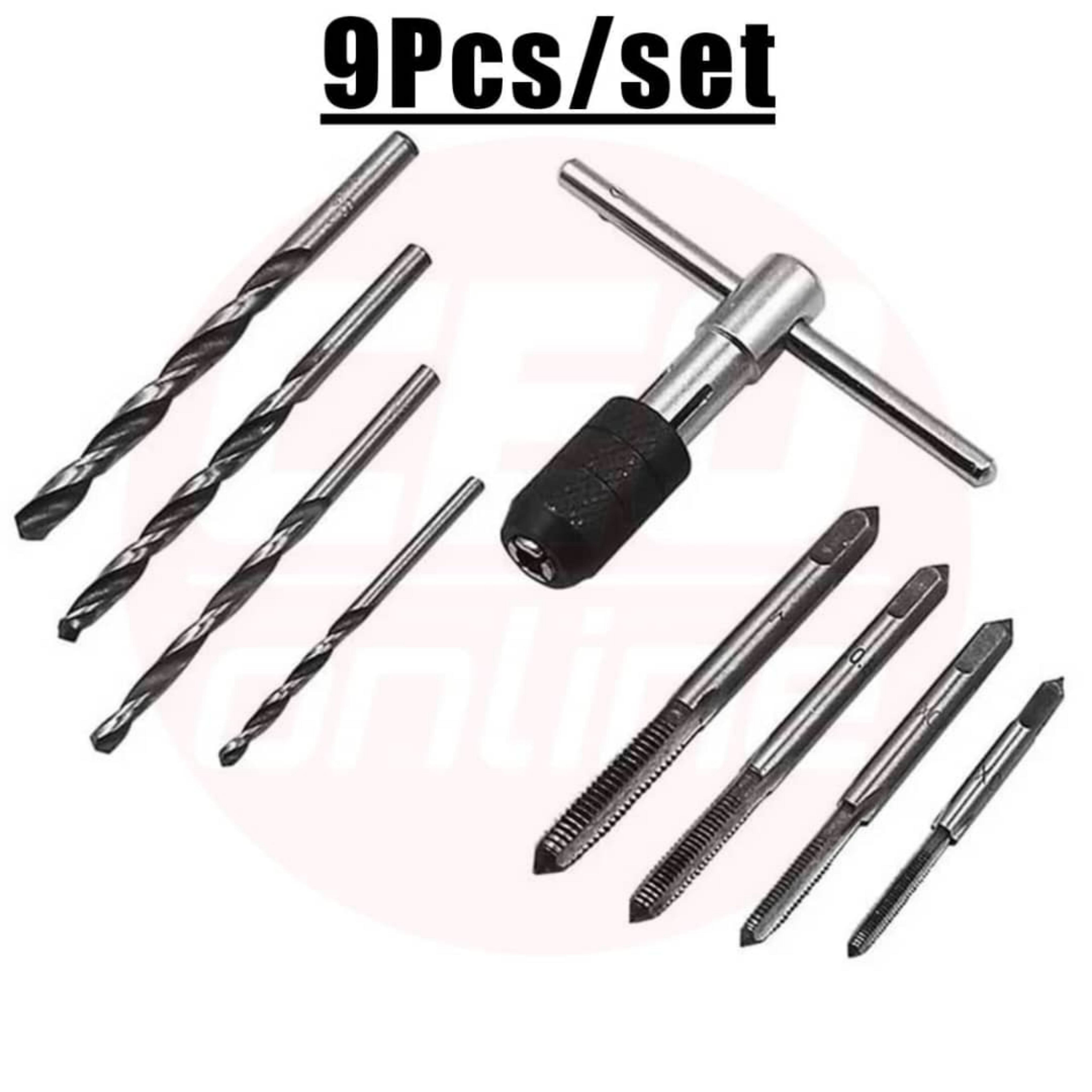 CEO 🇲🇾 9PCS/Set Tap Drill Wrench Tapping Threading Tool Screwdriver Tap ...
