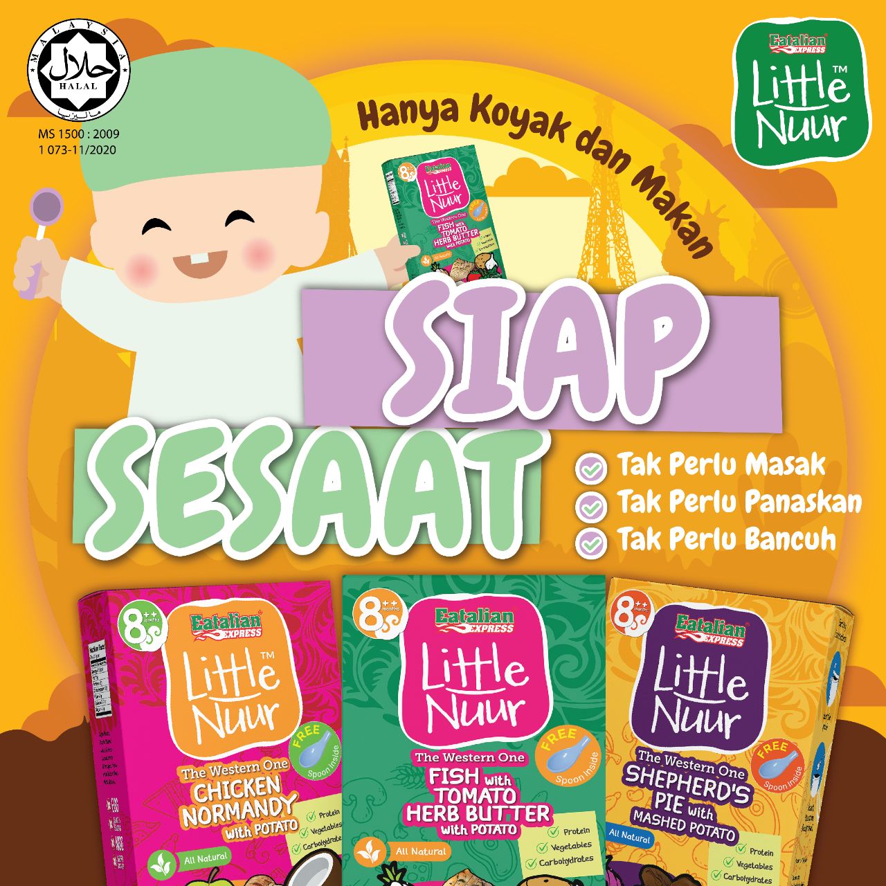 Little Nuur by Eatalian Express - Western One Baby Food Bubur Lauk ...
