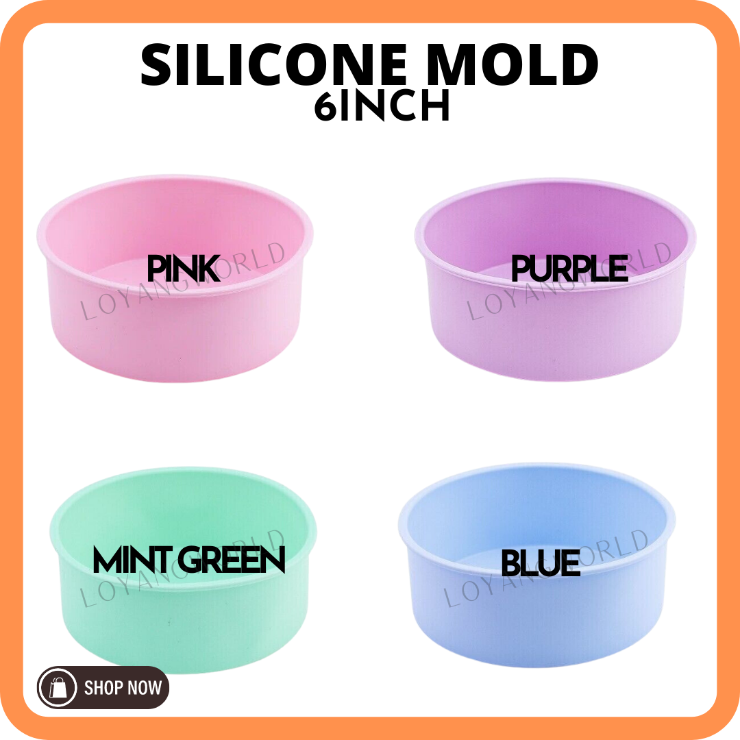 Silicone Mould 4/6/8/10 inch Round Cake Mold Baking Form Silicone Pan ...
