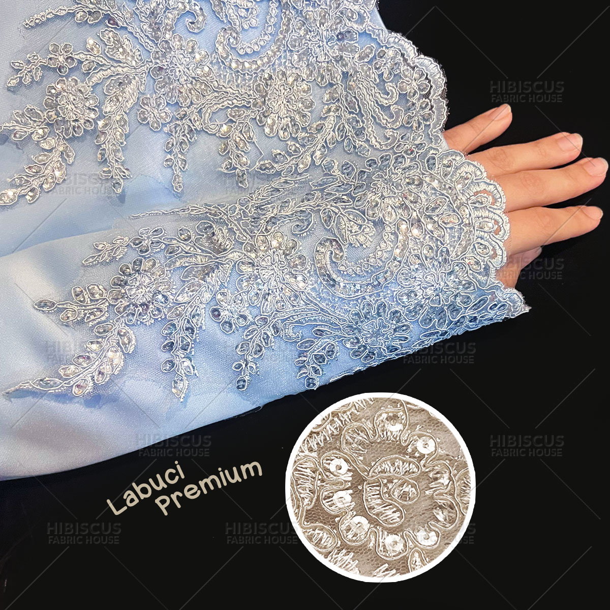 Border Lace Pengantin / Border Baju (26cm SAIZ BESAR) Markonah ...