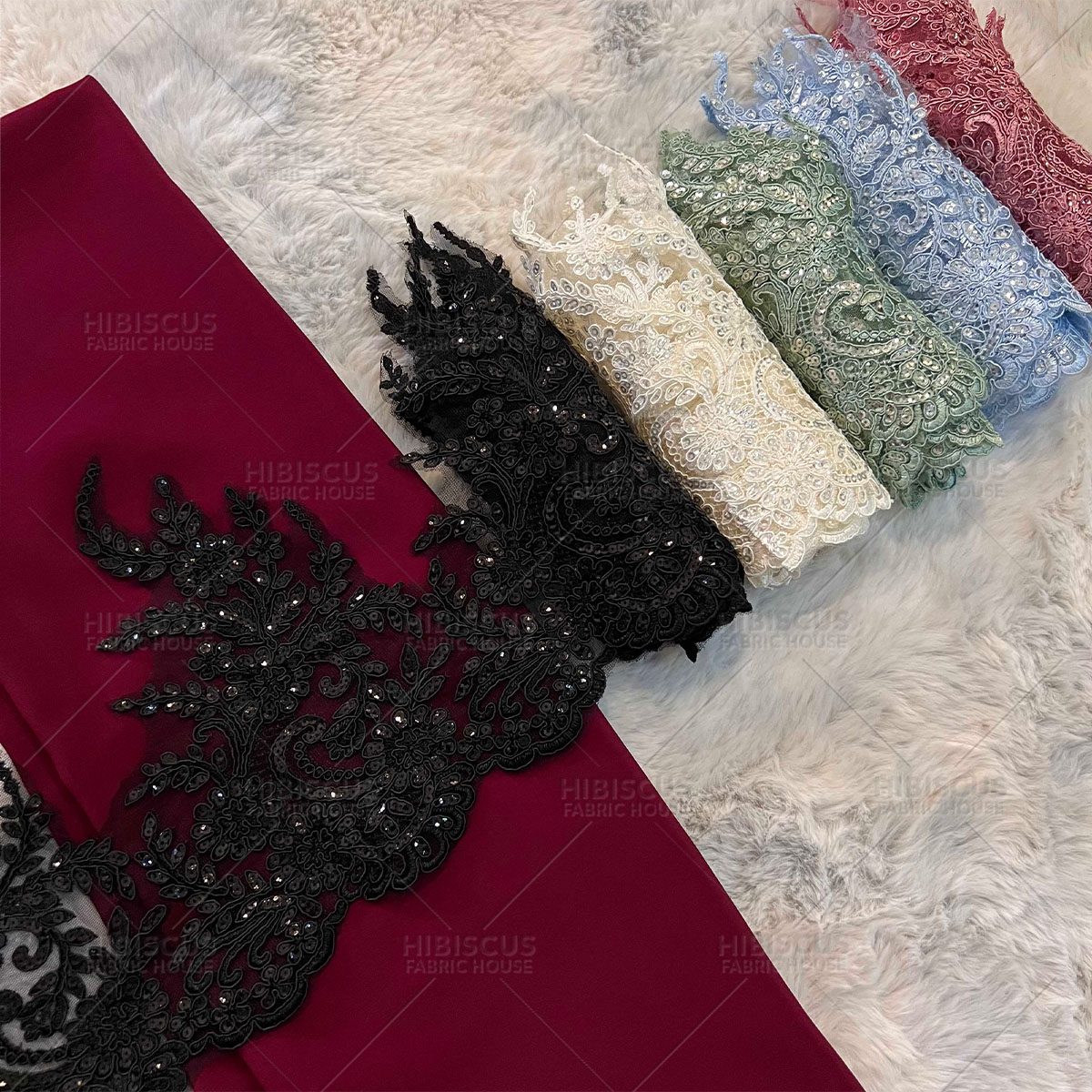 Border Lace Pengantin / Border Baju (26cm SAIZ BESAR) Markonah ...