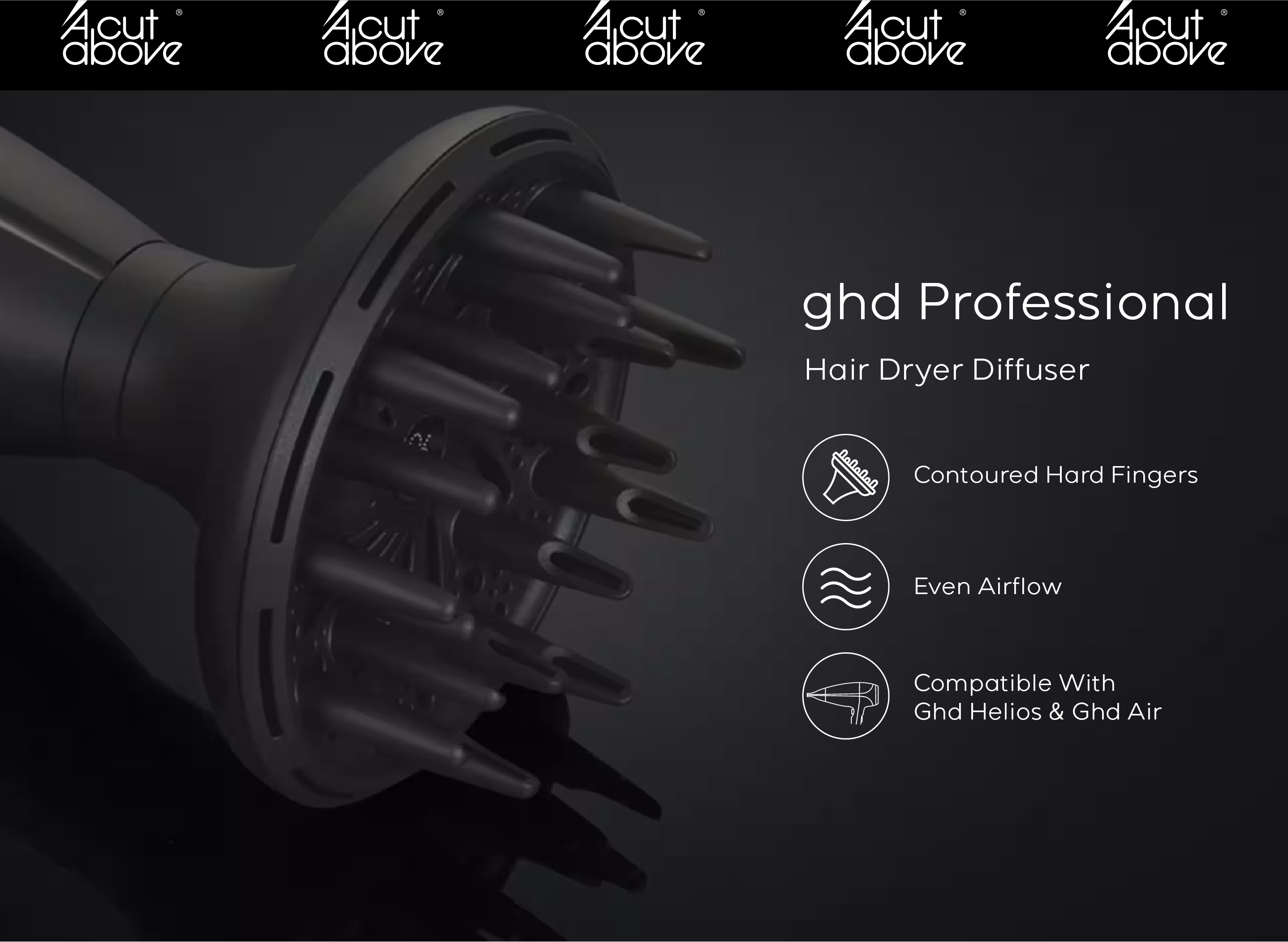 ghd professional hair dryer diffuser for GHD Helios (diffuser only ...