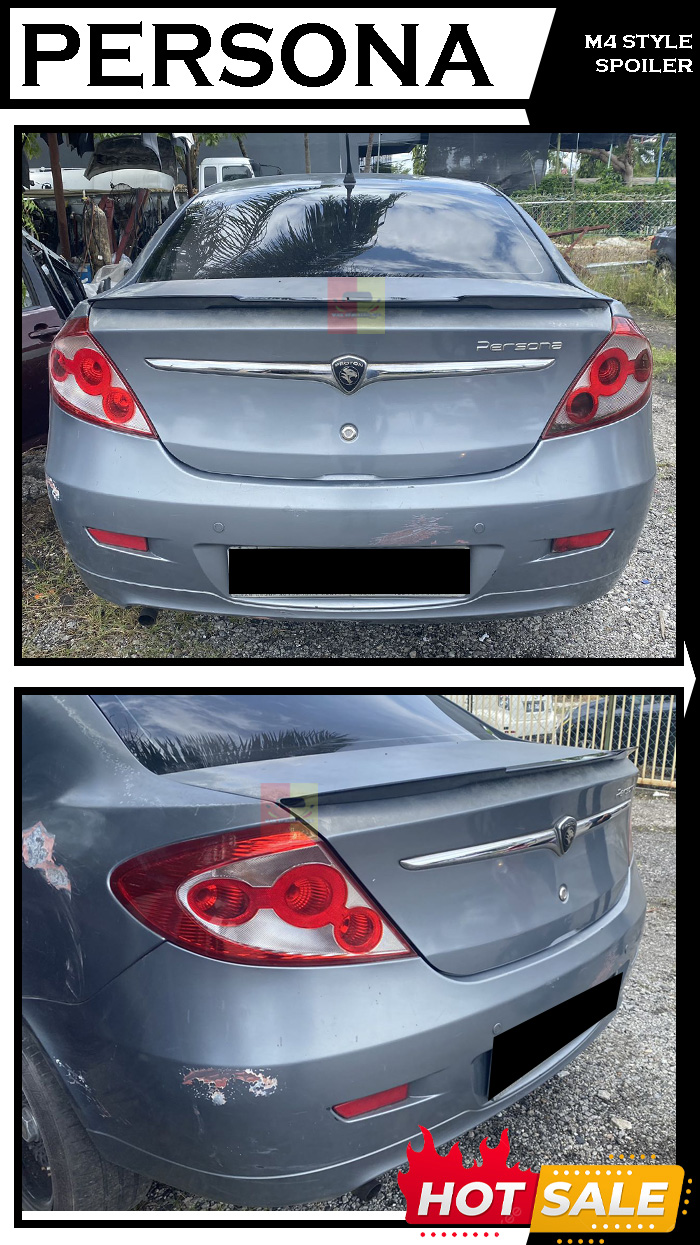 PROTON PERSONA M4 STYLE SPOILER DUCKTAIL (M4) REAR TRUNK SPOILER ...
