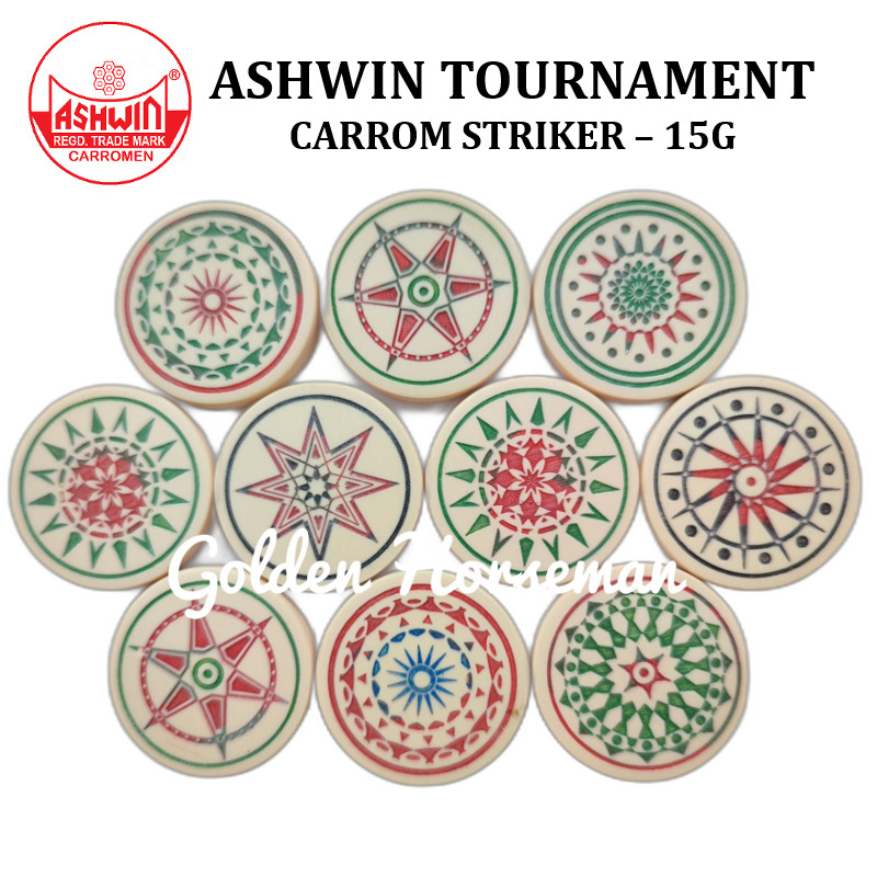 🔥🆂🅰🅻🅴🔥 ASHWIN TOURNAMENT Carrom Striker 15g (1pc) | Shopee Malaysia