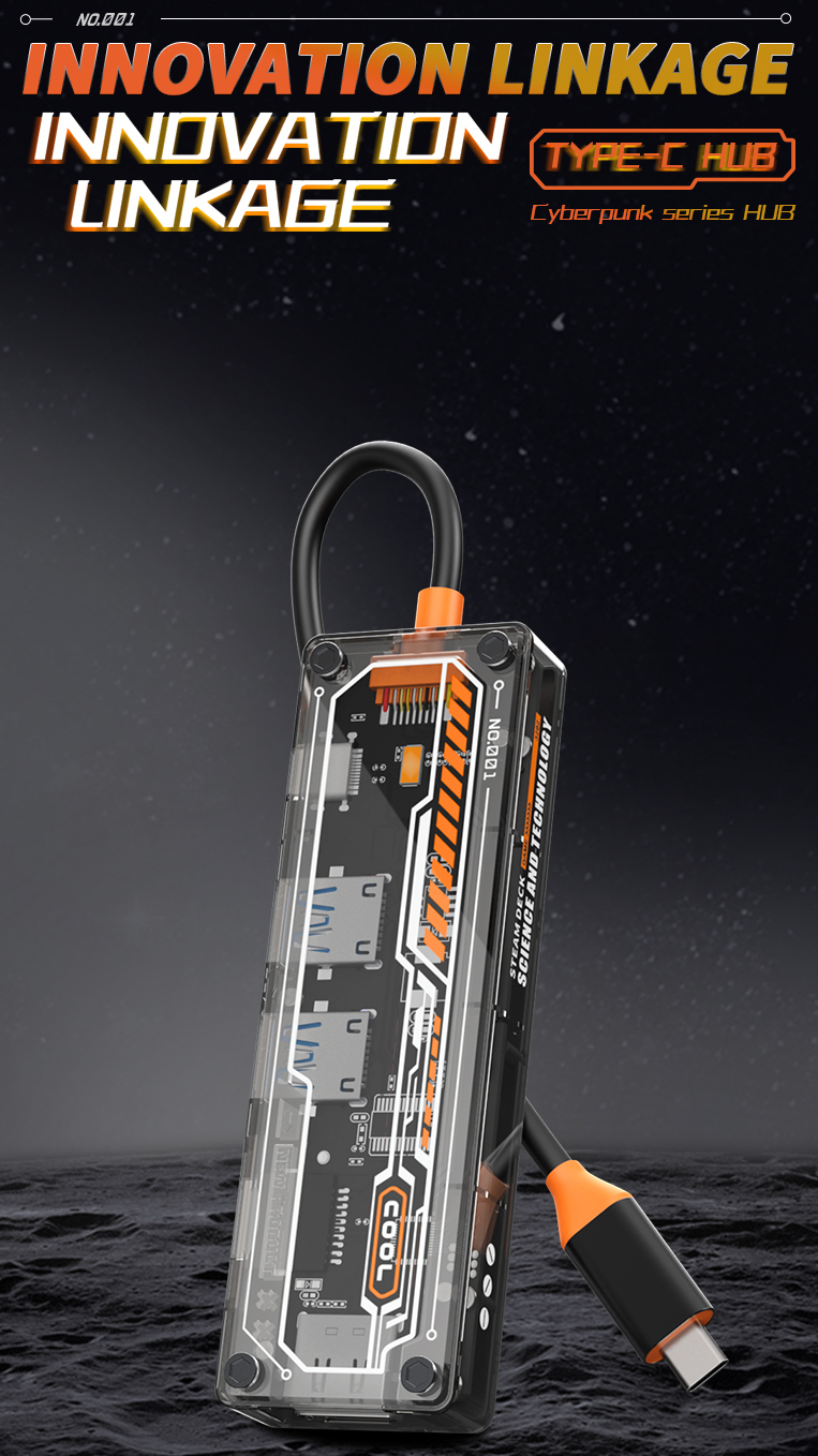 Crystal Clear USB type C to HDMI Docking Station with VGA, HDMI, USB ...