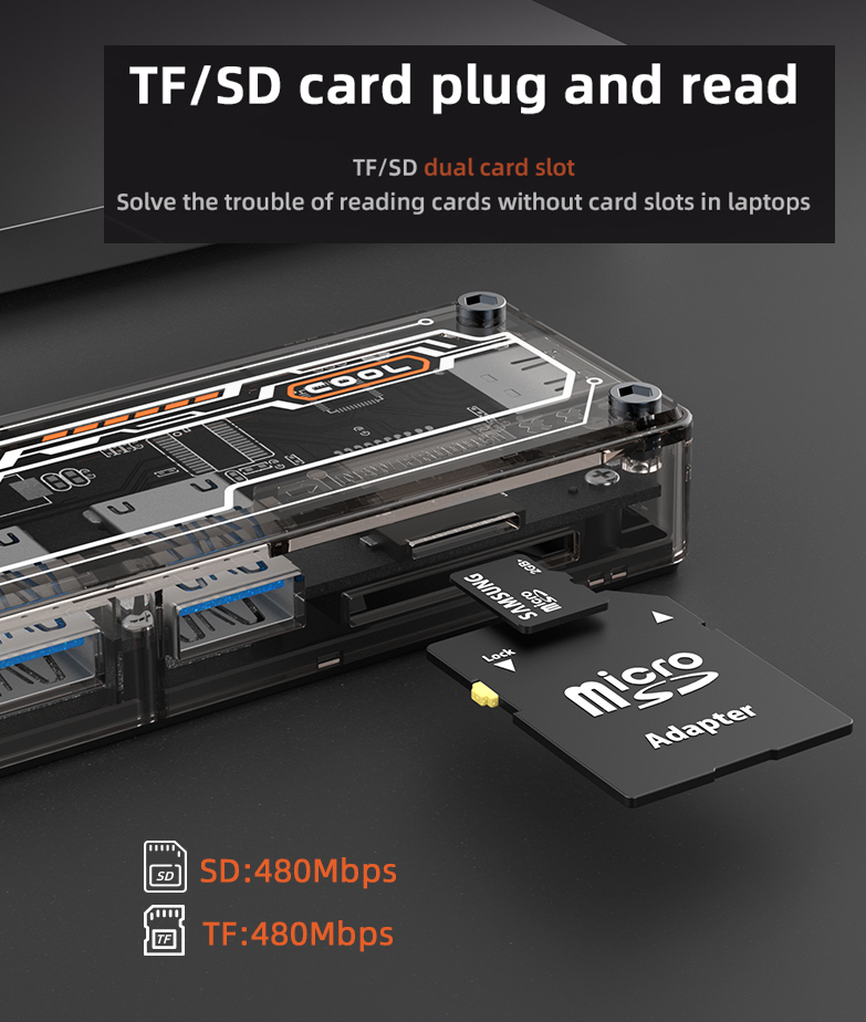 Crystal Clear USB type C to HDMI Docking Station with VGA, HDMI, USB ...